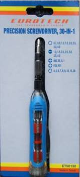 30 in 1 Precision Screwdriver - Eurotech Tools